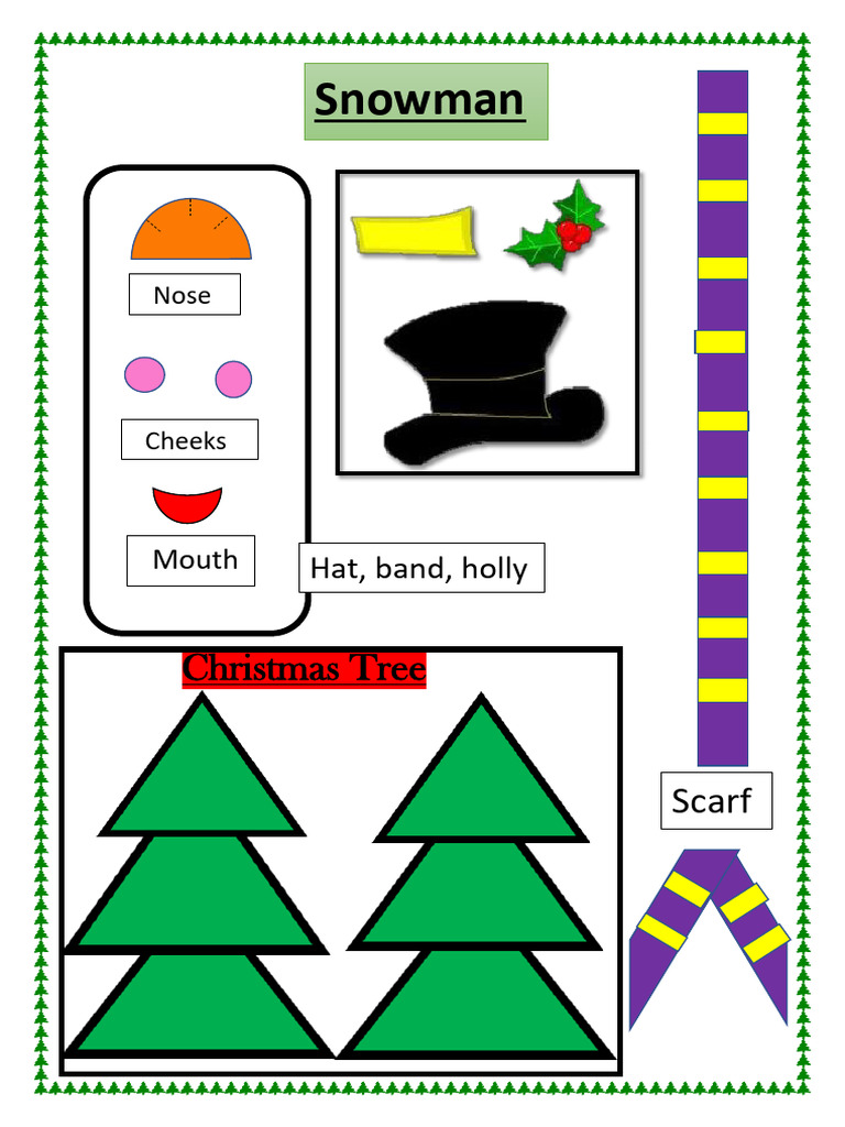 Snowman & Christmas Tree Craft 7.12.21 | PDF