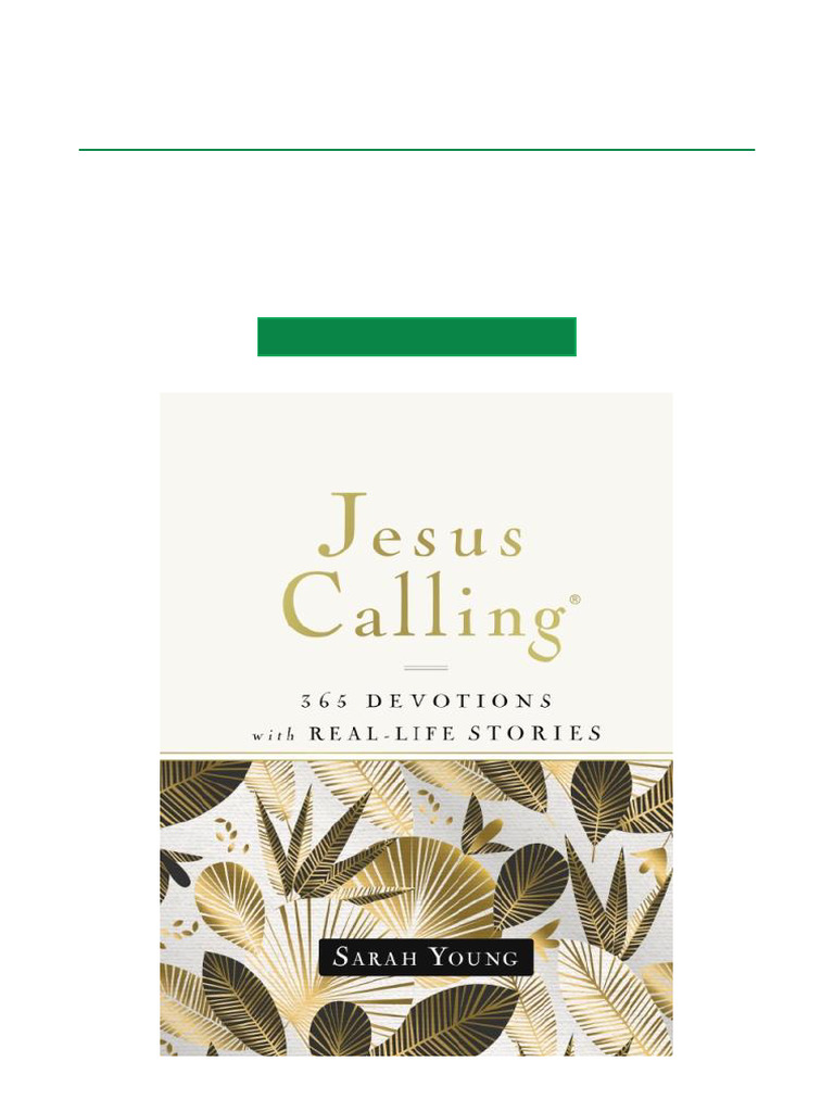 Jesus Calling, 365 Devotions With Real Life Stories, With Full Scriptures Best Quality Download ...