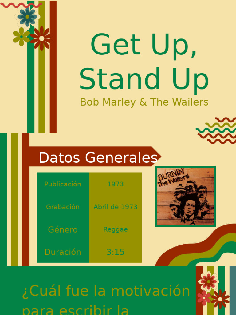 Get Up, Stand Up - Bob Marley & The Wailers | PDF | Música grabada ...