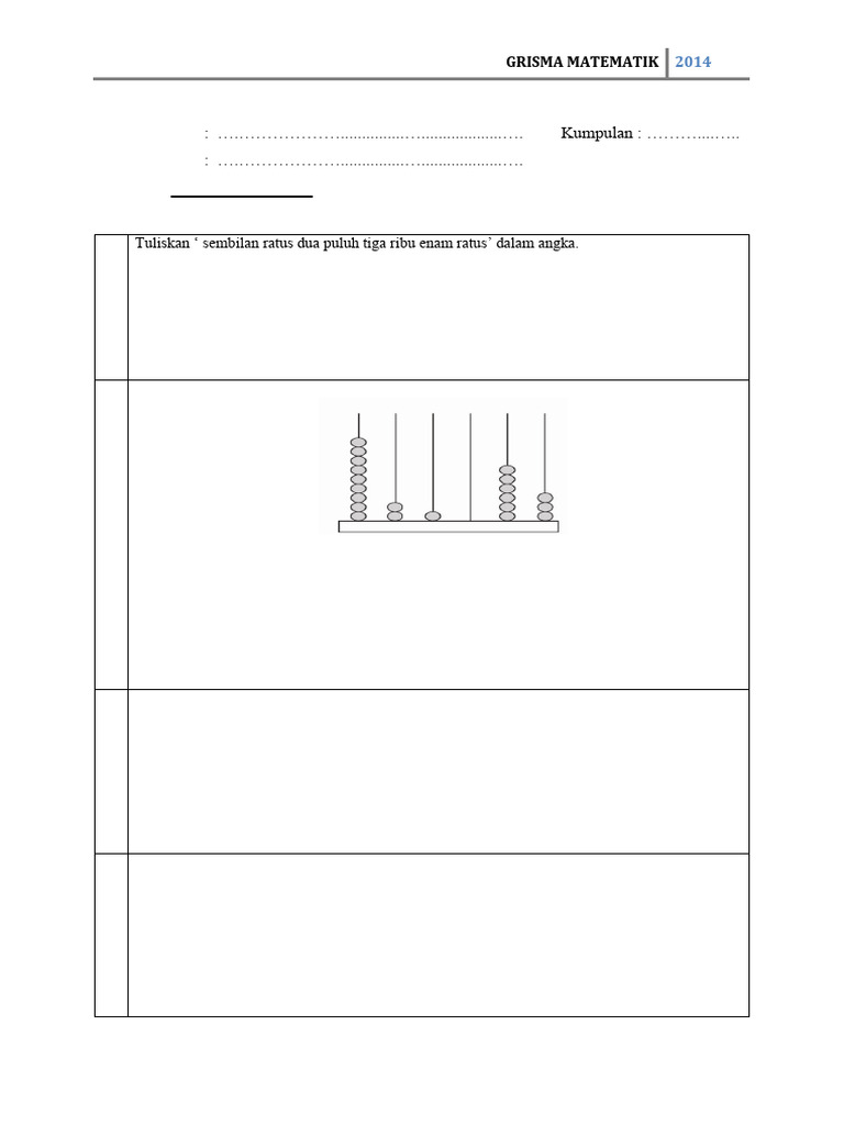 Modul Grisma Matematik Kertas 2 | PDF