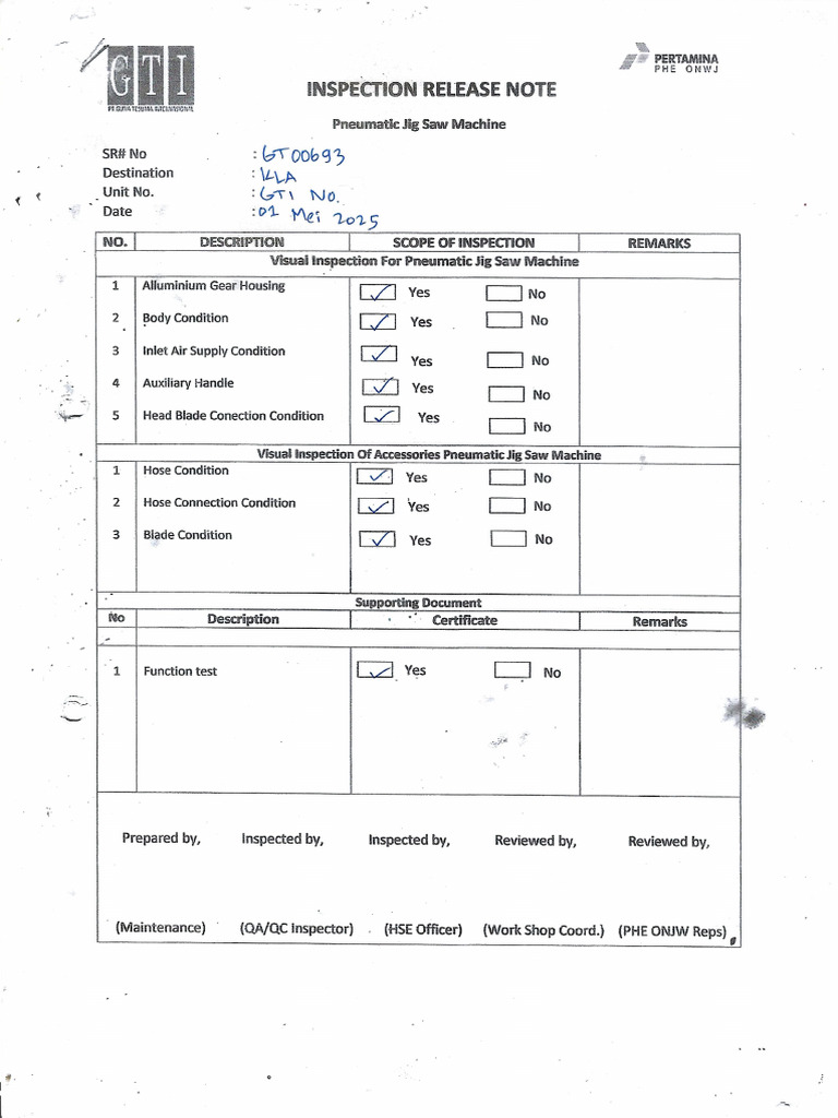 IRN Jigsaw To KLA | PDF