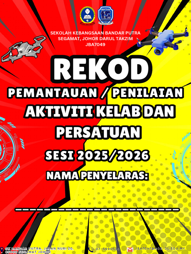 REKOD PEMANTAUN KELAB | PDF