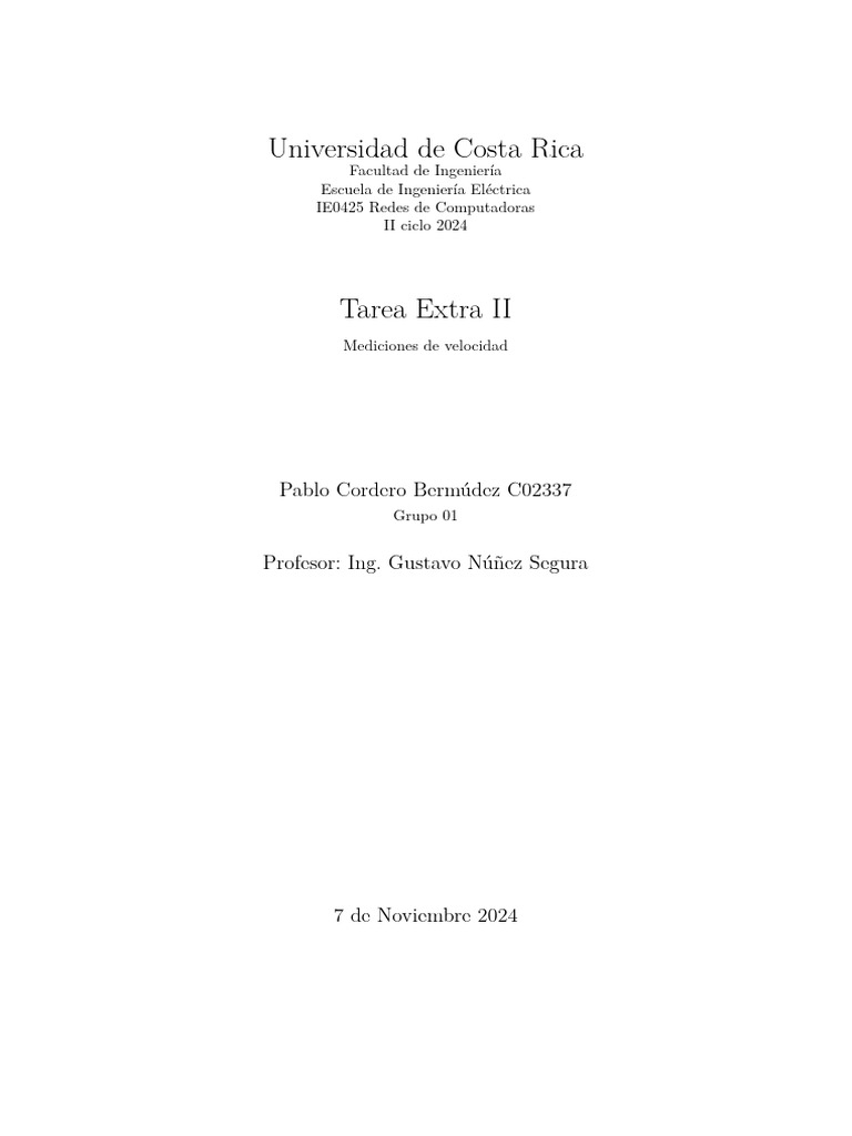 Tarea Extra II C02337 | PDF