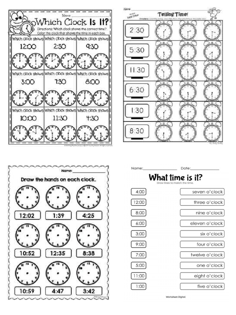 Telling Time | PDF