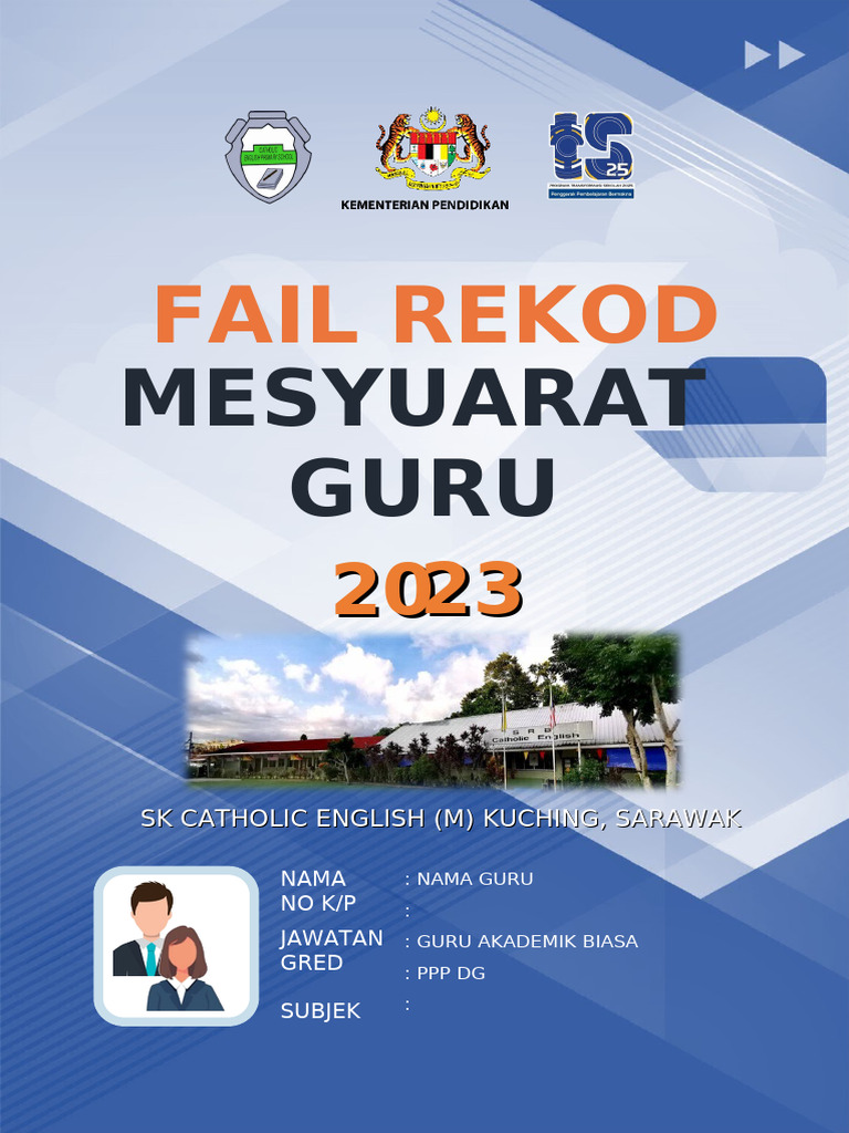 Template Fail Mesyuarat Guru | PDF