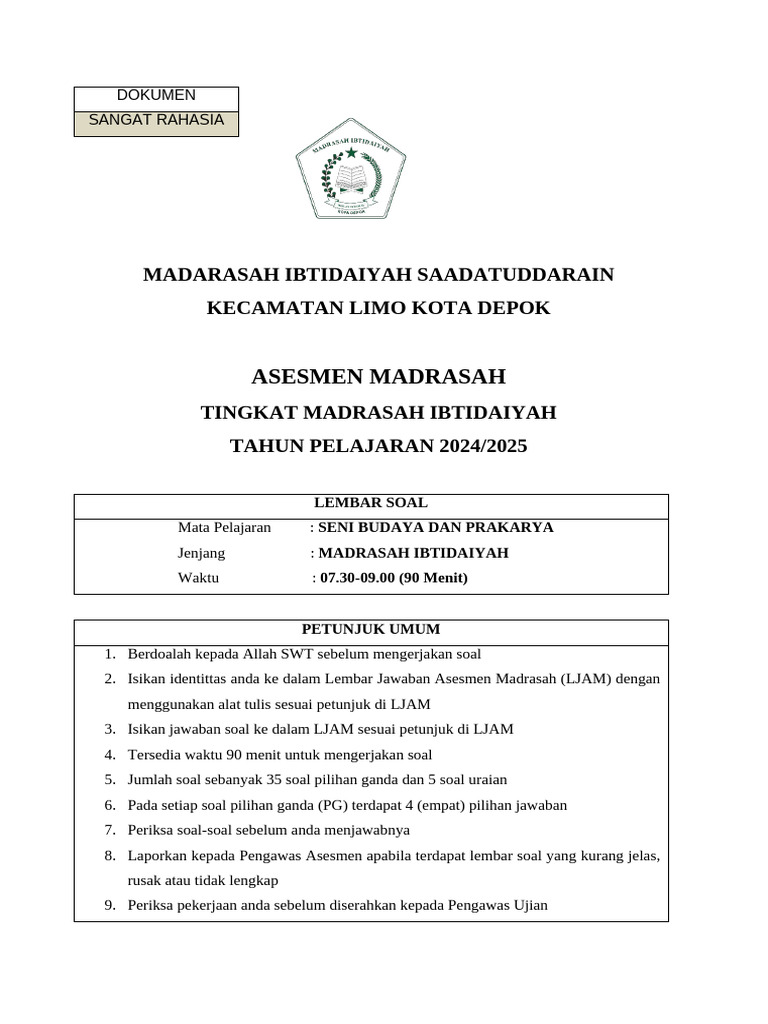 SBDP Assesment 2025 | PDF