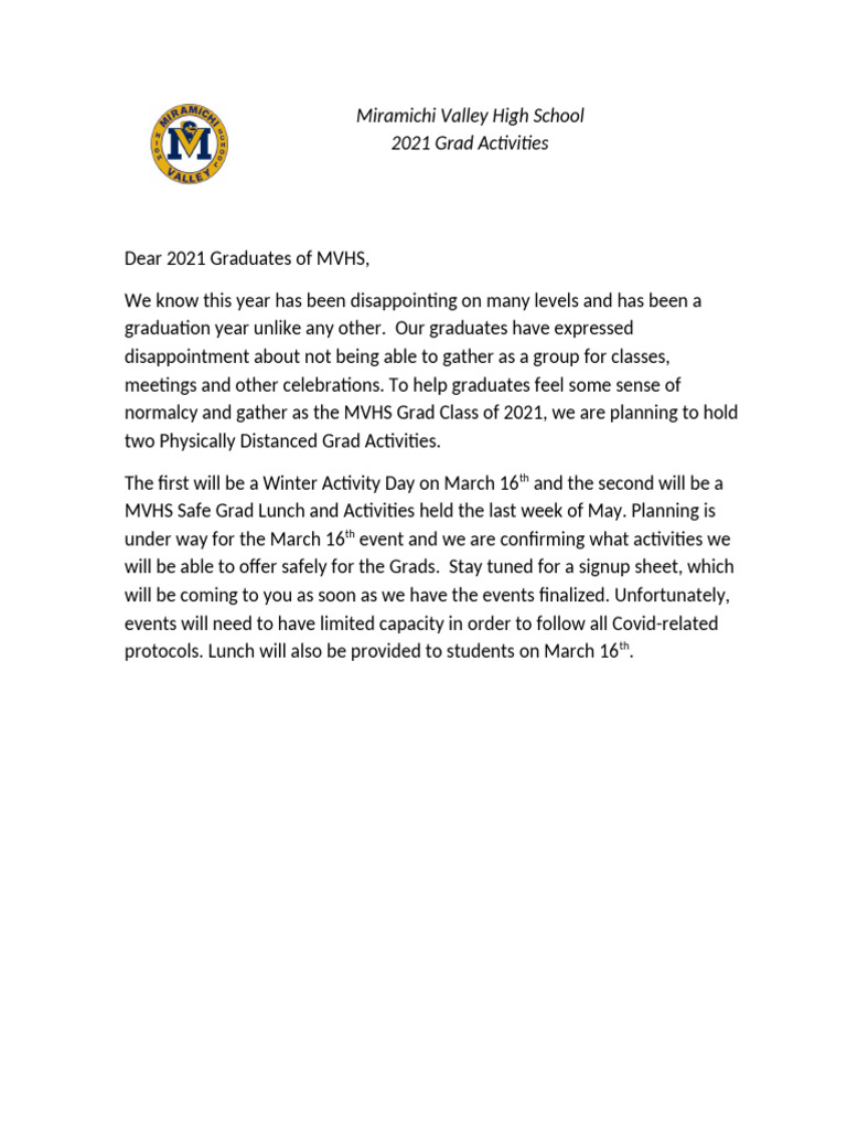 2021 Grad Days | PDF