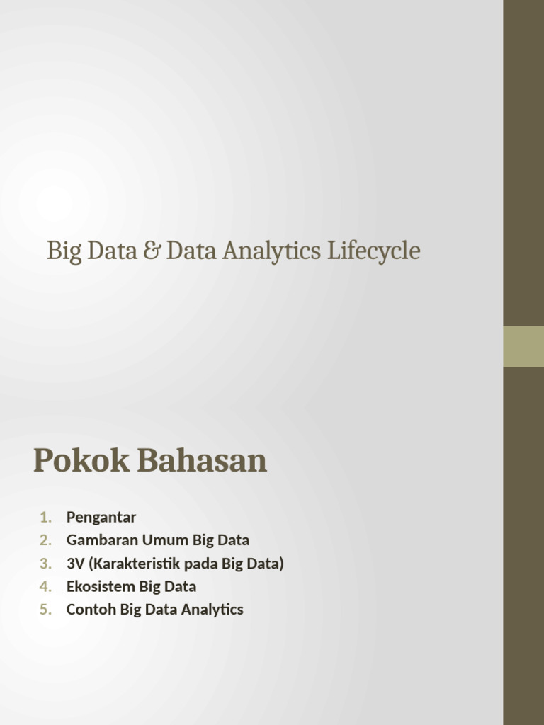 Siklus Analisis Big Data | PDF