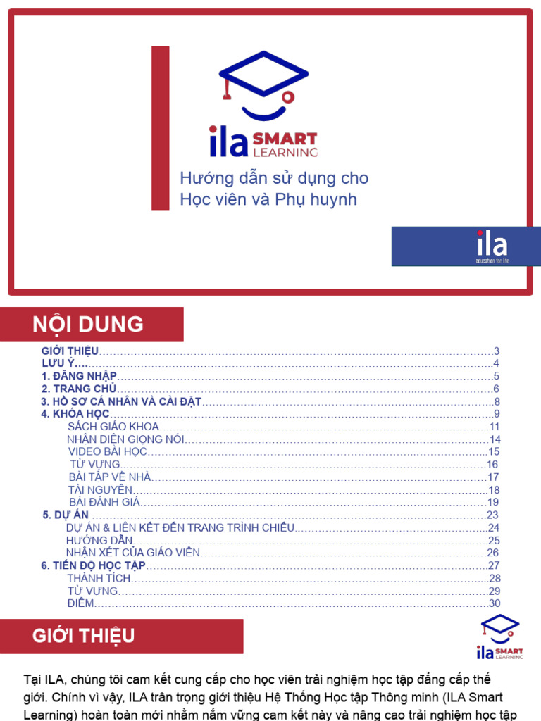 Smart Learning Student & Parent Guide (Vietnamese) | PDF