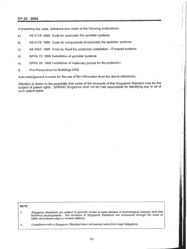 CP 52 - 2004 Made Reference To NFPA | PDF