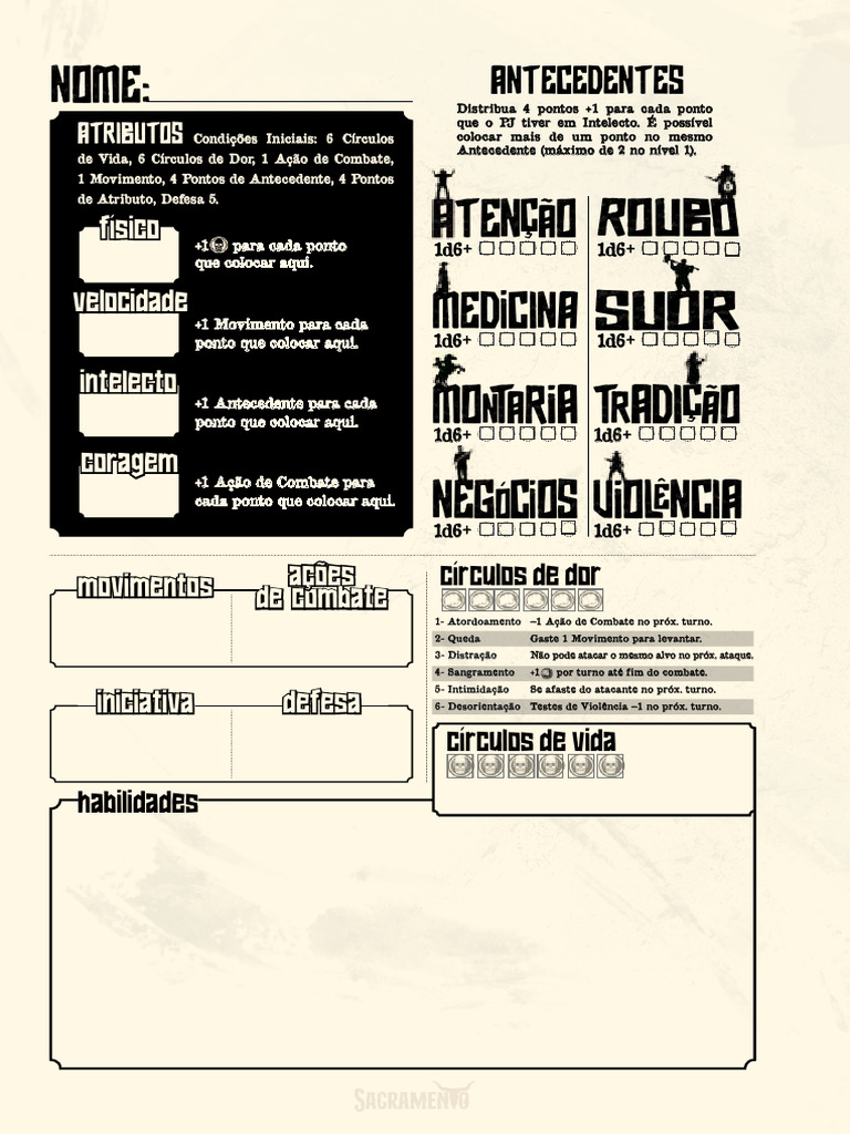 Ficha Da Iterê Versão Serial Killer | PDF