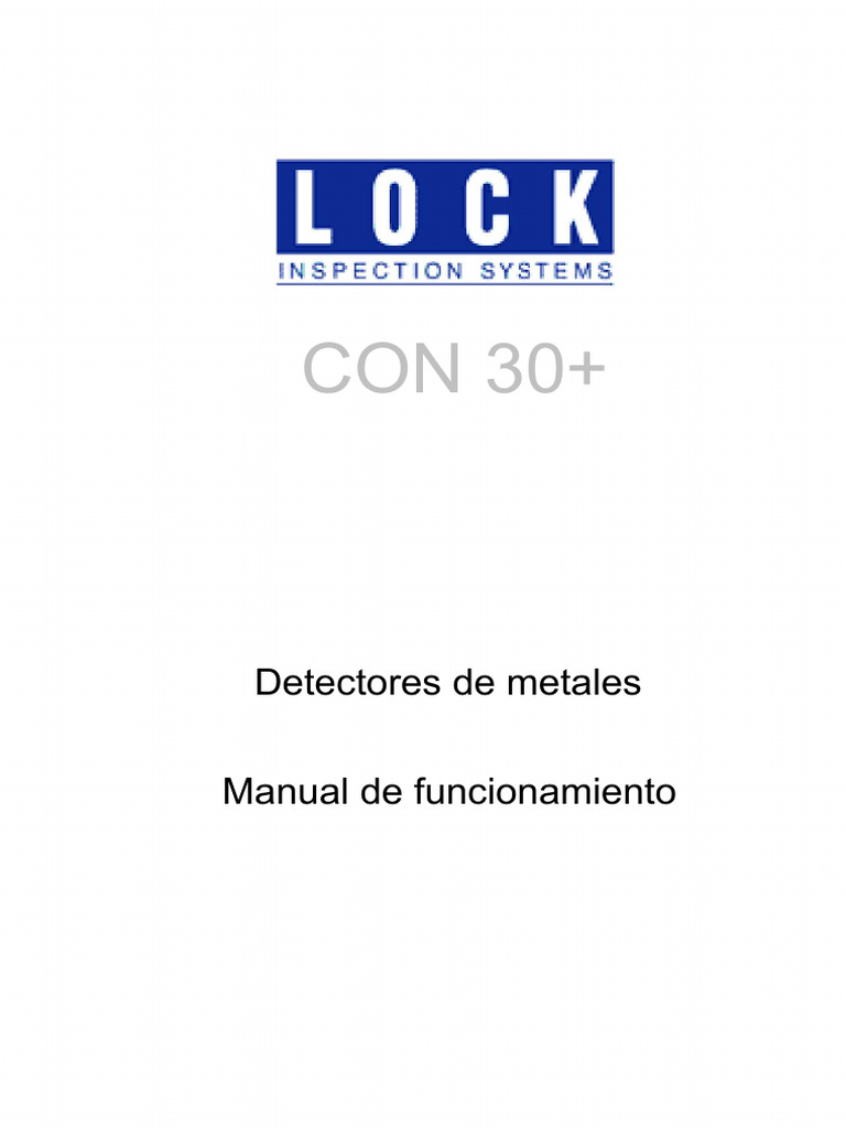 Manual de funcionamiento del detector MET30+ | PDF | Software | Teclado