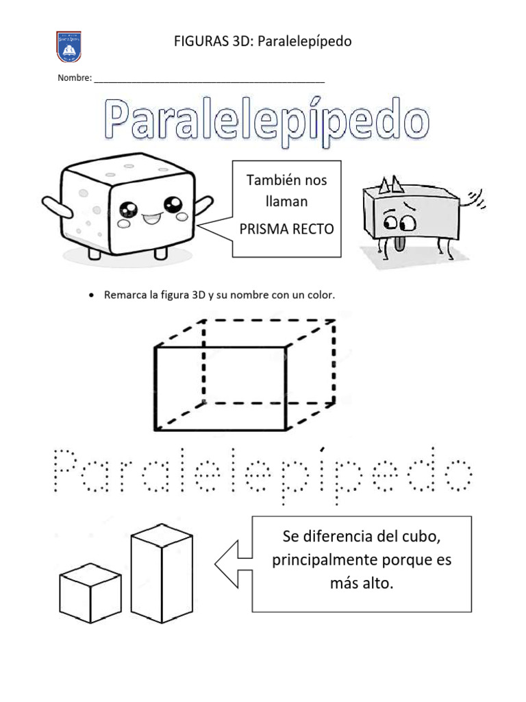 Paralelepipedo GU-A PRIMERO B-SICO | PDF