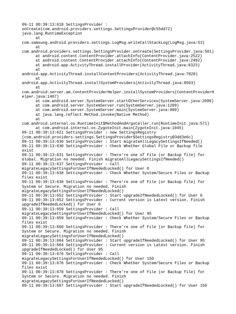 settingsprovider | PDF | Java (Programming Language) | Software