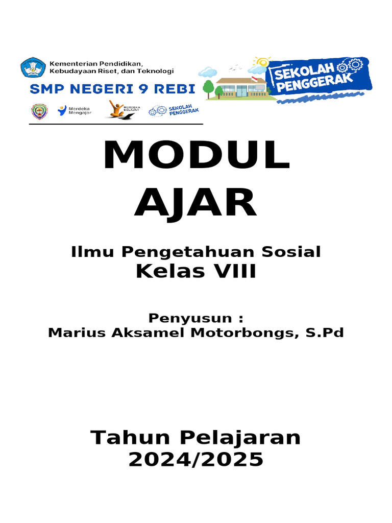 Sampul Modul Ajar | PDF