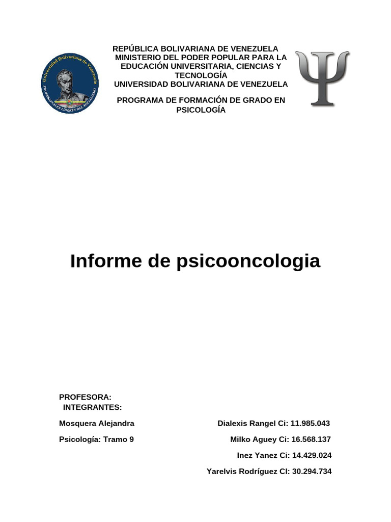 Informe Entrevista Isena Grupal | PDF | Terapia de conducta cognitiva ...