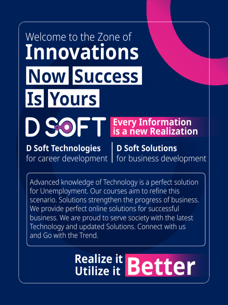 D Soft Technologies | PDF