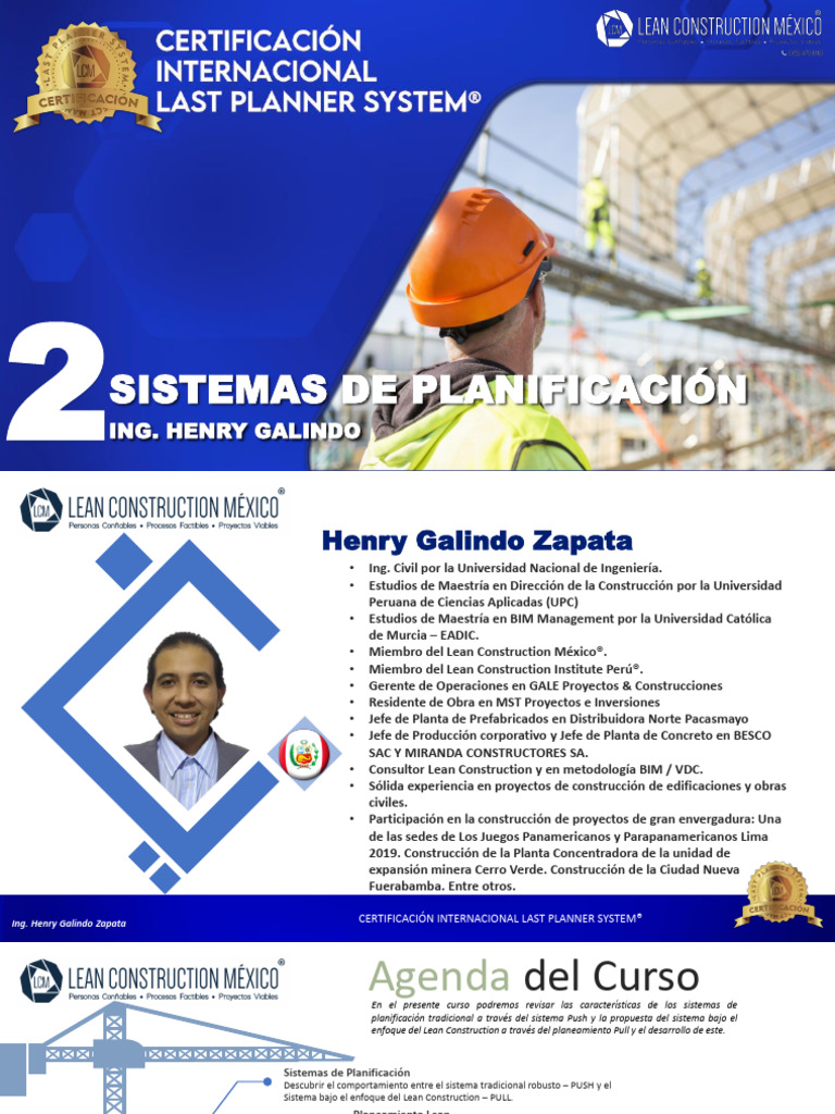 Certificación Internacional LPS - Sistema de Planificación II_Henry ...