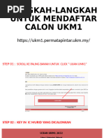 Manual Pendaftaran Ujian Ukm1 - 250429 - 154842 | PDF