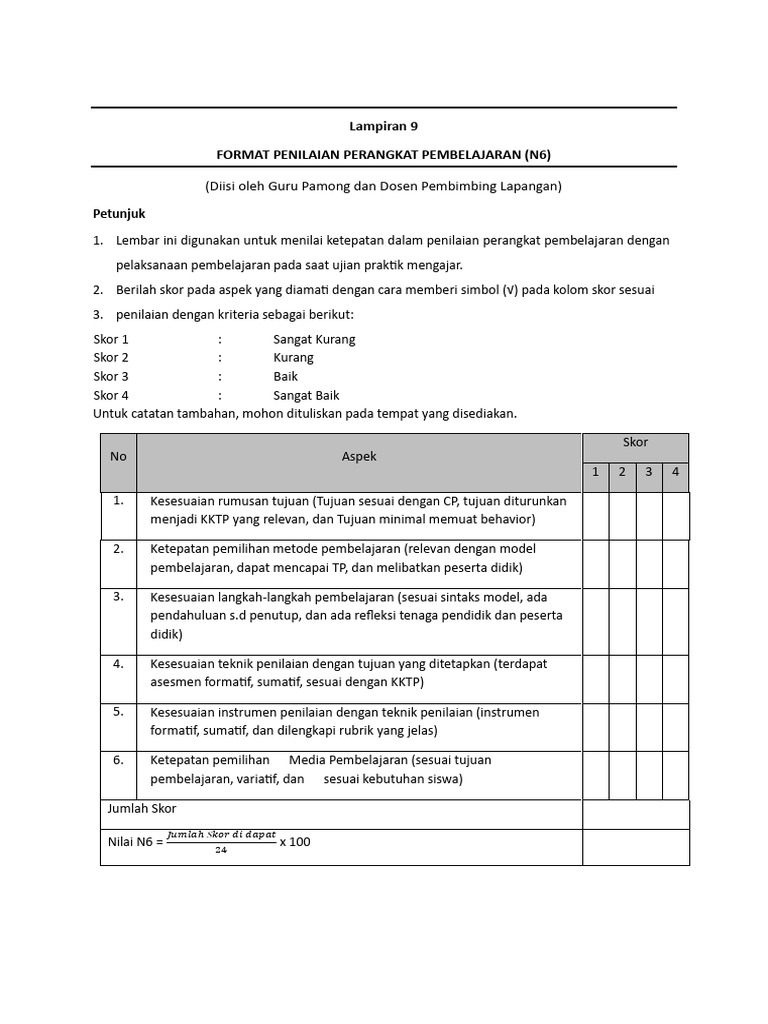 Lampiran 9 (Guru Pamong Dan DPL) | PDF