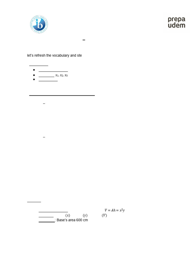 12 Optimization of Volume MC Guide and Lab PR24 | PDF | Volume | Mathematical Optimization