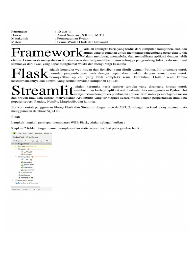 Framework Flask | PDF