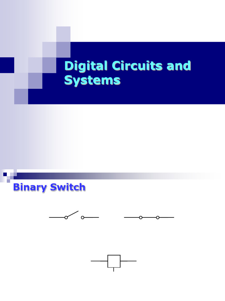 Digital Circuits and Boolean Algebra | PDF | Boolean Algebra | Teaching ...