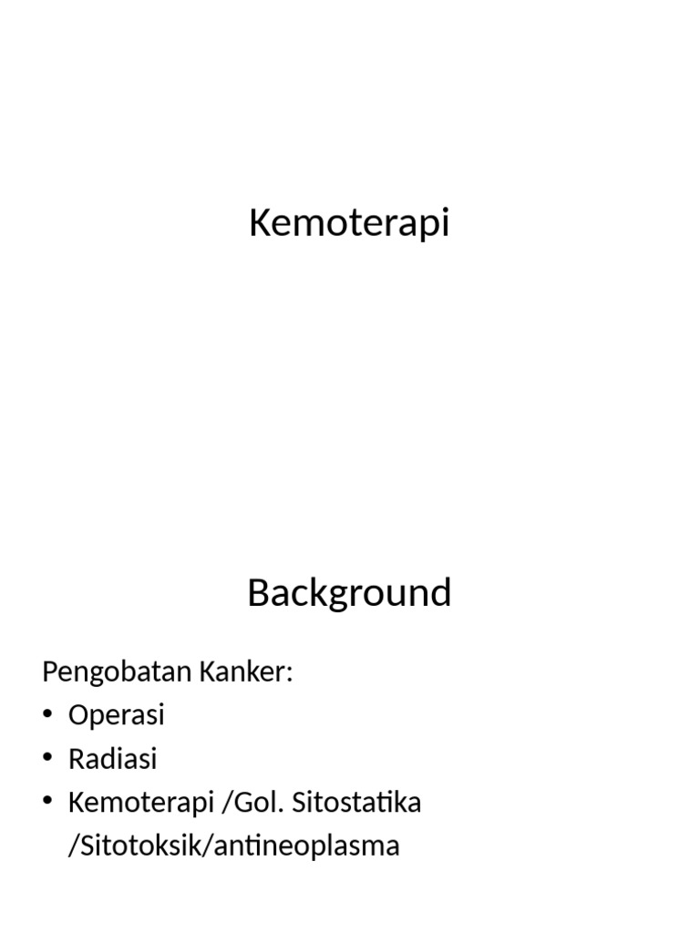 Kemoterapi | PDF