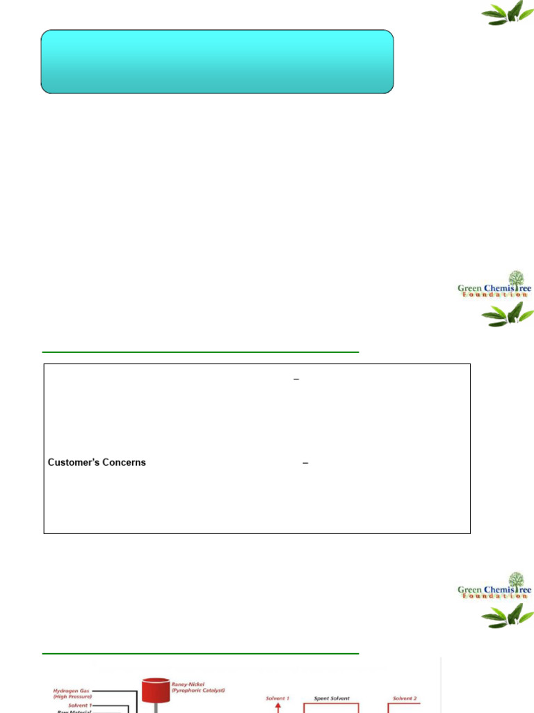 12 Principles of Green Chemistry - Exercise | PDF | Green Chemistry ...