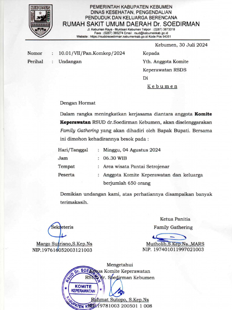 Undangan Family Gathering | PDF