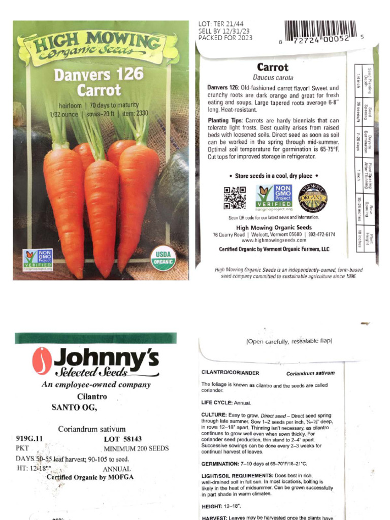 WK3 Seed Packets-2024 | PDF