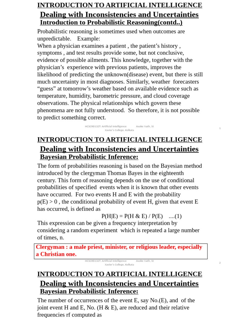 Introduction To Bayesian Probabilistic Inference | PDF | Bayesian Inference | Probability
