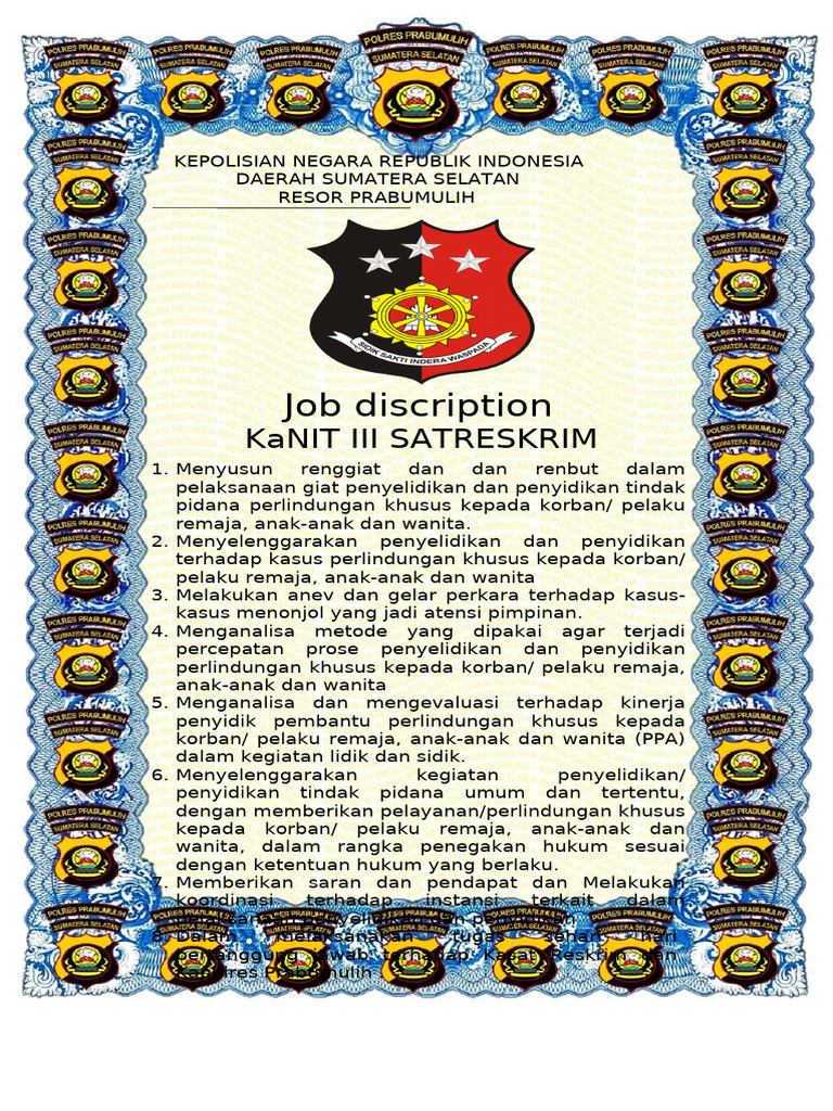 Job Kanit Ppa | PDF