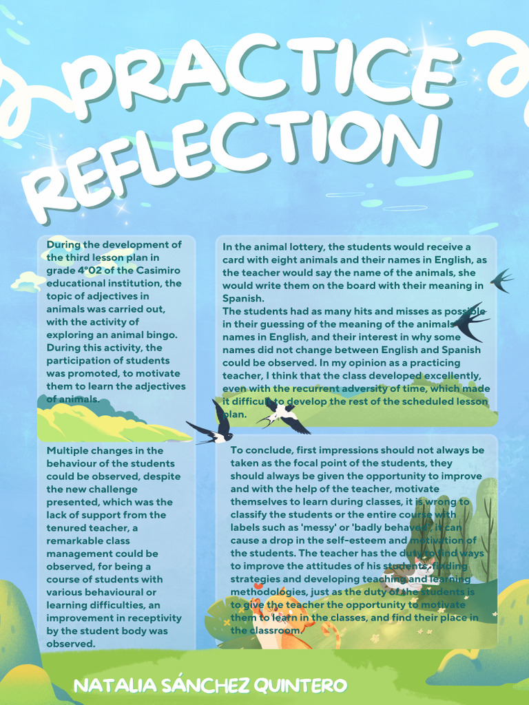 Practice Reflection N°3 | PDF
