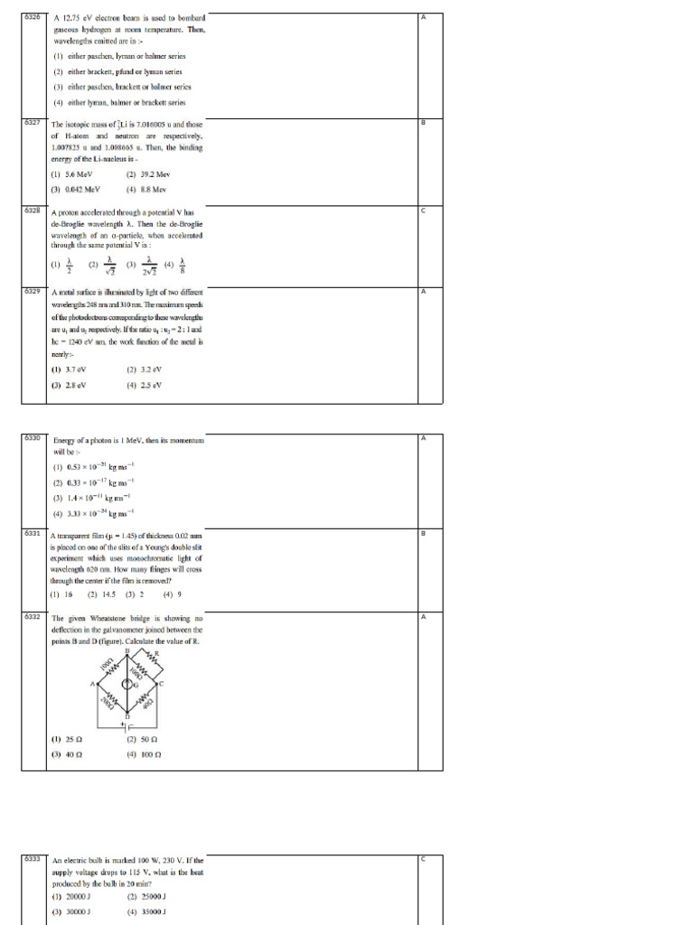 12TH Neet 25 FLT 14 April 2025 (6326-6505) | PDF
