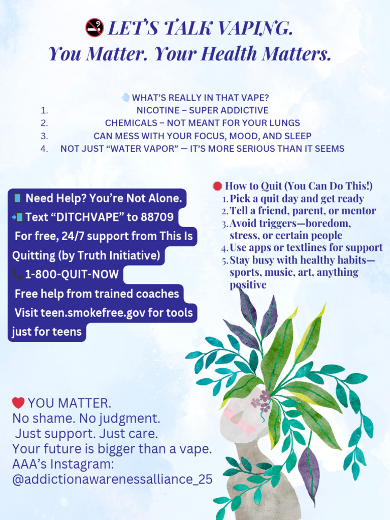 Green and Blue Illustrative Mental Health & Wellness Workshop Flyer | PDF