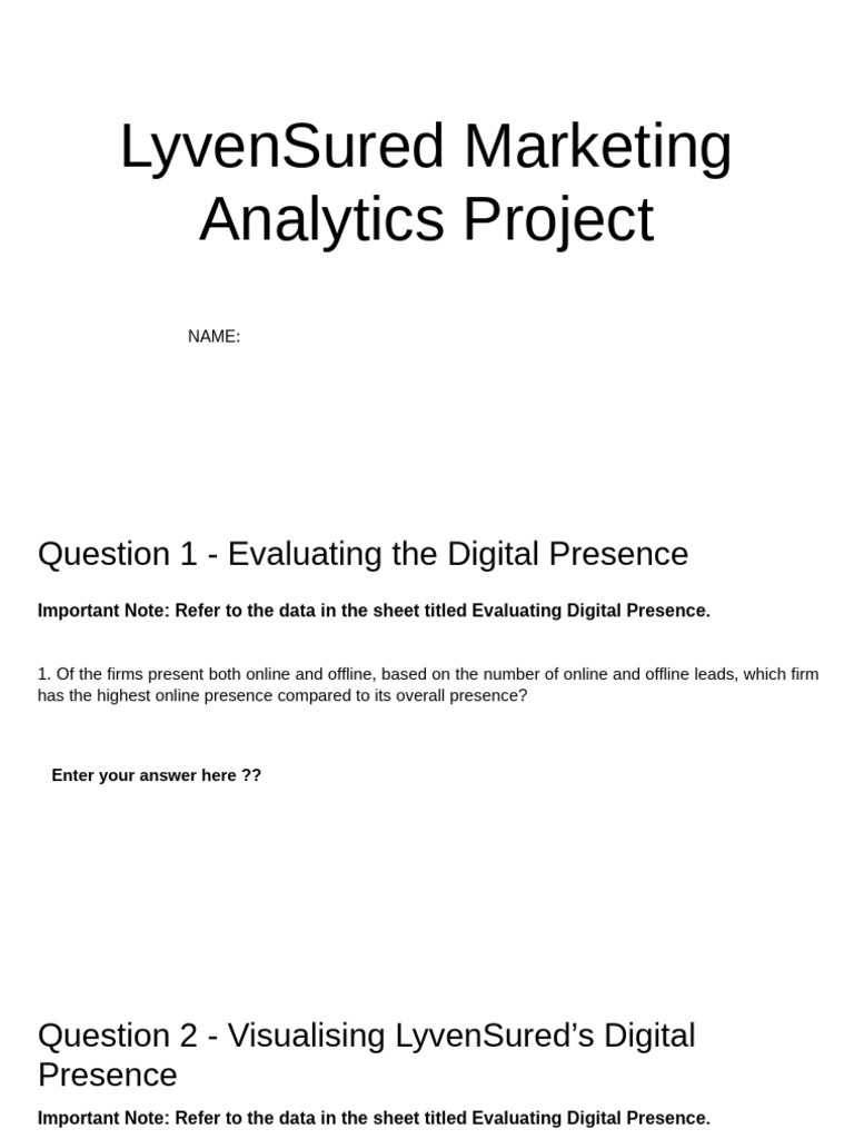 LyvenSured Marketing Analytics Project (2) | PDF | P Value | Null Hypothesis