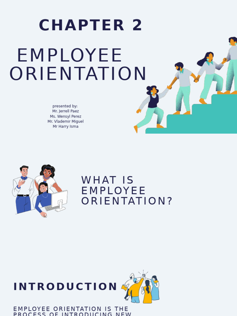 Employee Orientation Overview | PDF | Employee Retention | Applied ...