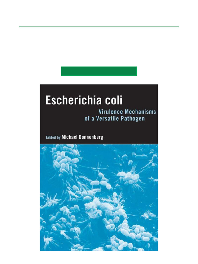 E. Coli Genomics, Evolution and Pathogenesis PDF | PDF | Escherichia ...