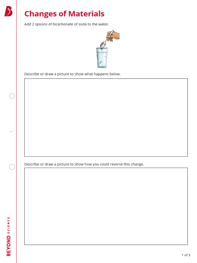 KS2 Changes of Materials | PDF