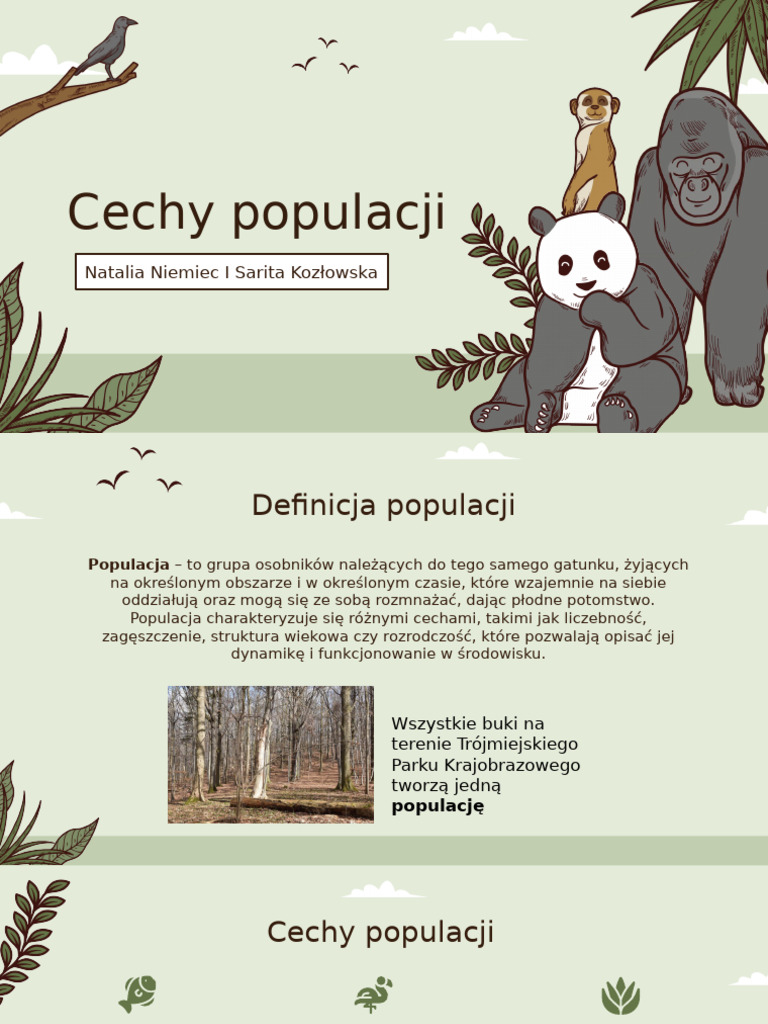 Cechy Populacji | PDF