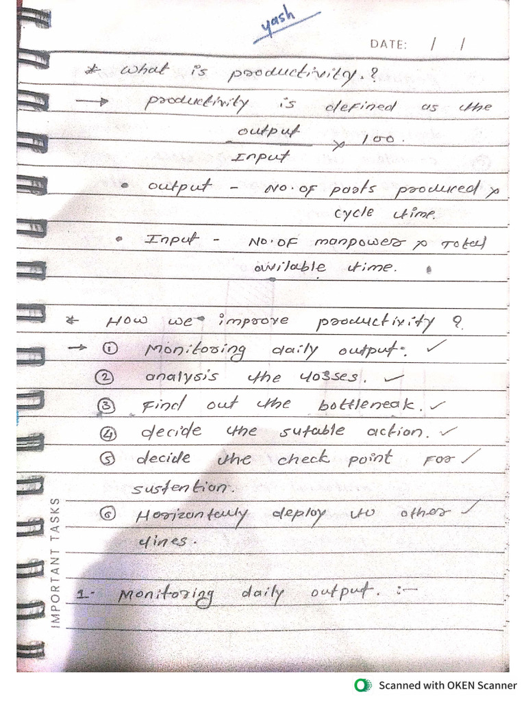 Production Engineering Handwritten | PDF