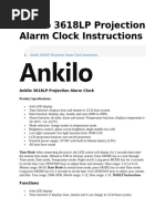 Ultronic LCD Weather Clock Guide | PDF | Clock | Time