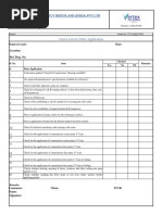 Checklist - Internal Painting Work | PDF | Paint | Paintings
