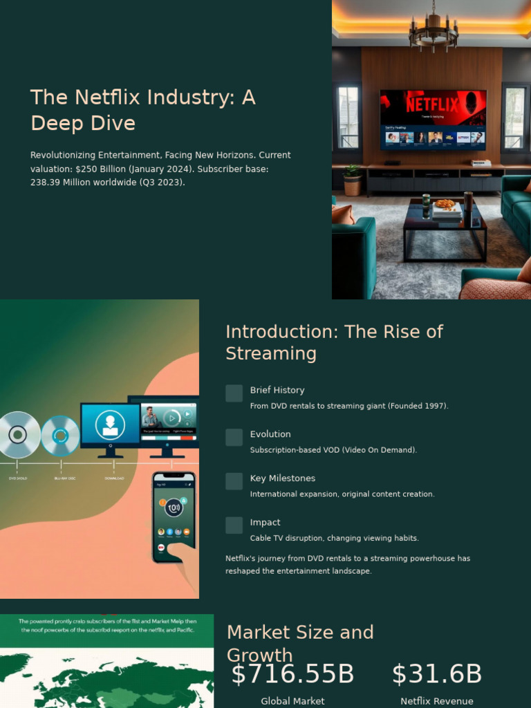 The Netflix Industry A Deep Dive - PPTX - 20250326 - 165431 - 0000 | PDF | Netflix | Video On Demand