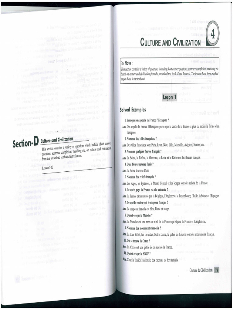 Together With French Class IX | PDF