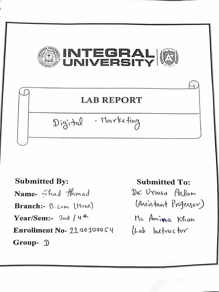 Digital Marketing Sample Project (1) | PDF