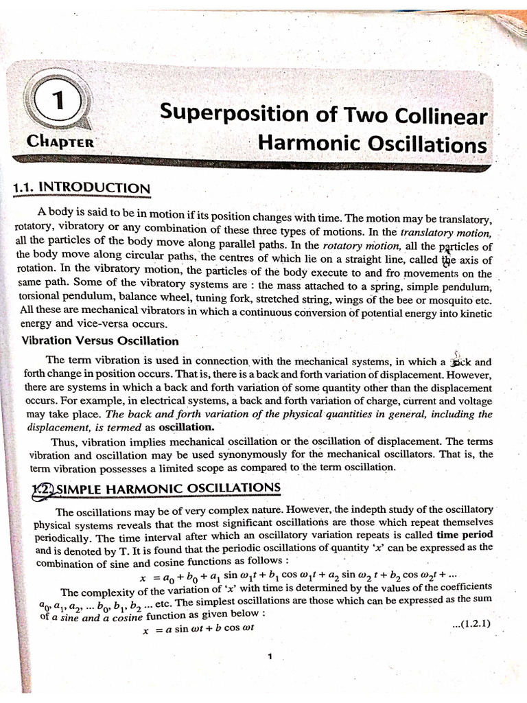Chapter 1 physics | PDF