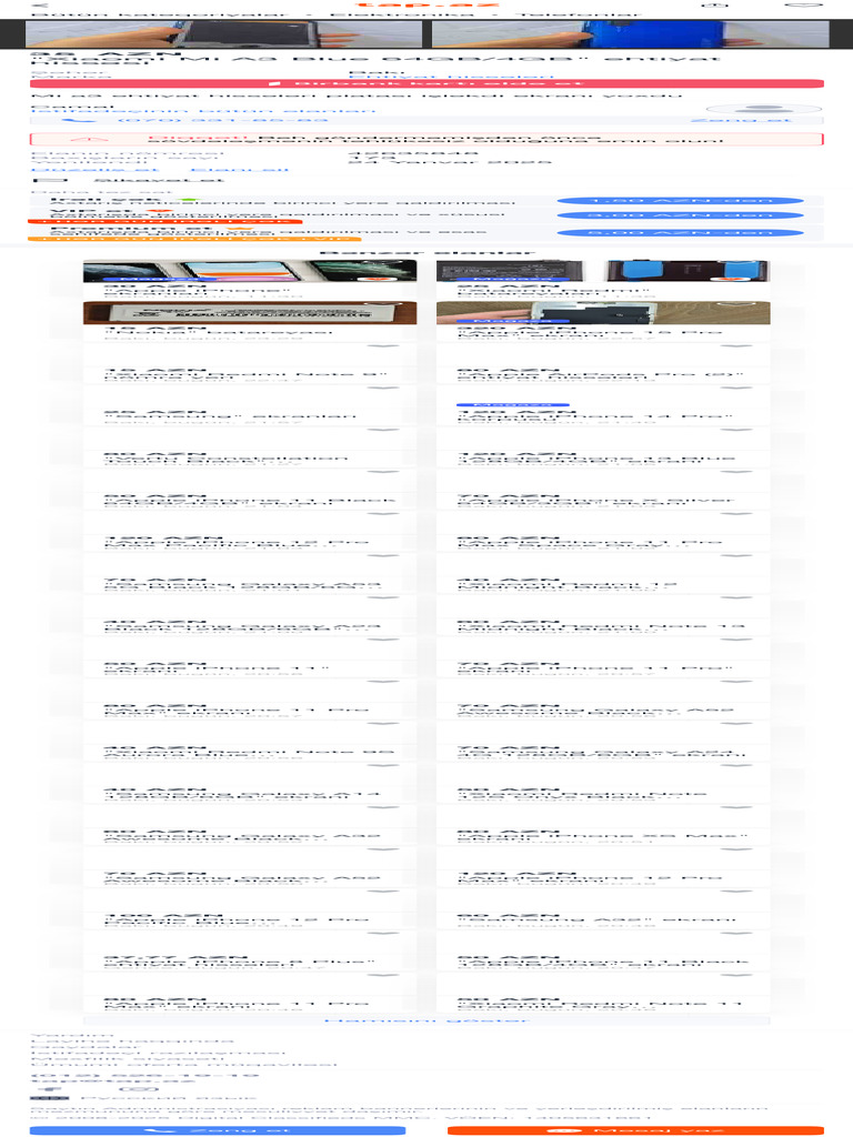 Xiaomi Mi A3 Blue 64GB4GB Ehtiyat Hissəsi - Bakı, Azərbaycan - Tap - Az ...
