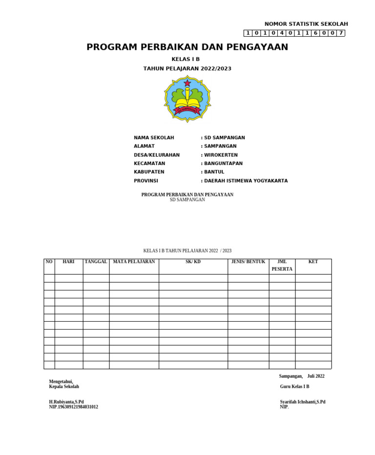 Program Perbaikan Dan Pengayaan | PDF